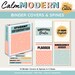 Calm Modern Binder Covers and Spines, Printable & Editable Teacher ...