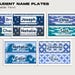 Ocean Theme Student Name Plates, Printable & Editable Classroom Desk ...