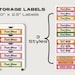 Classroom Storage Labels, Printable & Editable Labels, Classroom ...