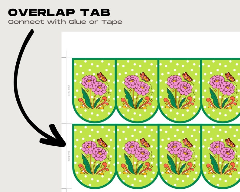 Groovy Bulletin Borders, Printable & Editable Borders, Display Borders, Retro Floral Classroom ...