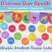 Rainbow Polka Dot Classroom Decor Bundle, Editable Classroom Bundle ...