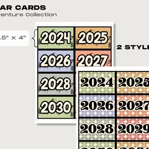 Flip Calendar Display, Printable & Editable Flip Calendar, Adventure ...