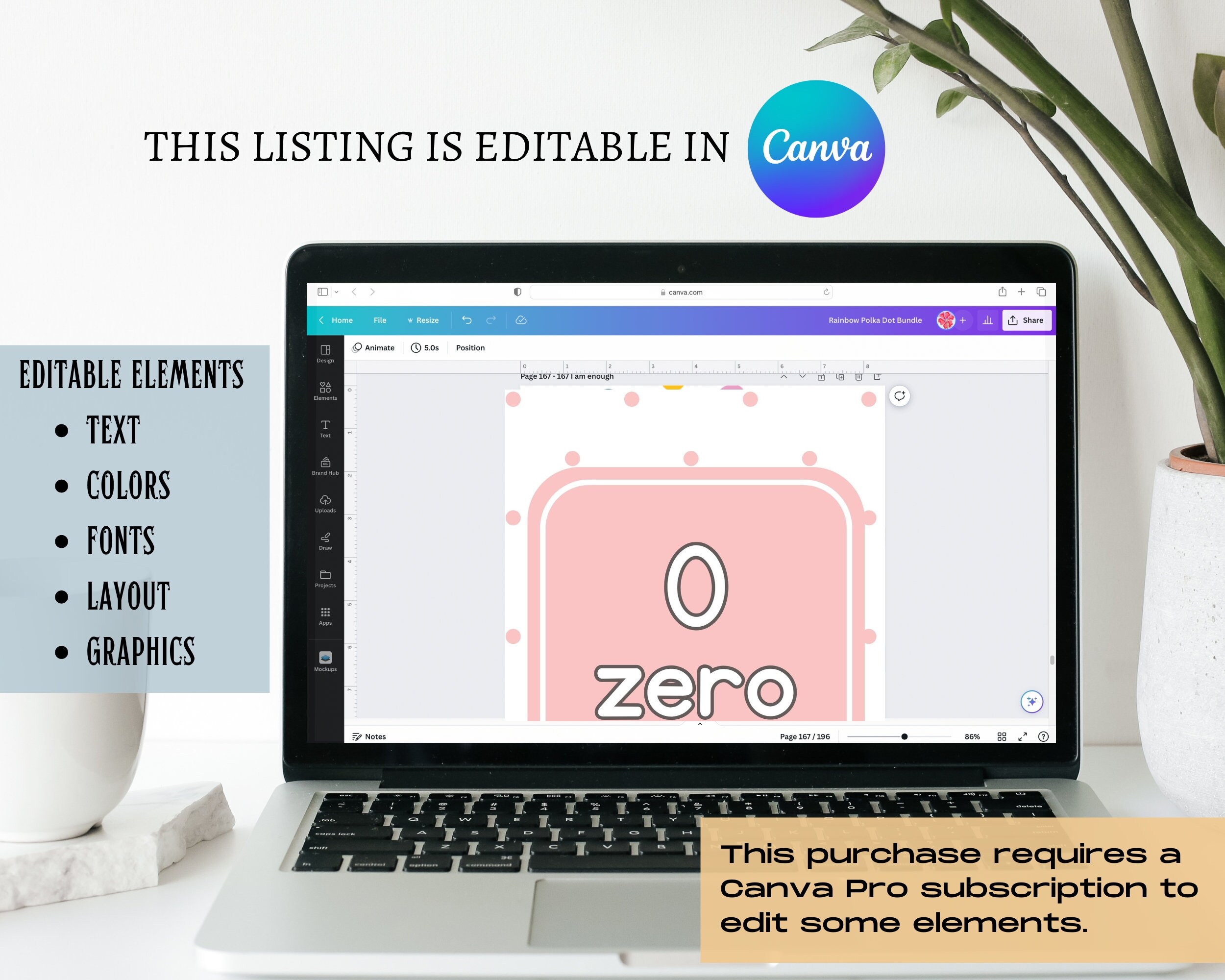 Neutral Boho Number Bundle, Editable Boho Classroom Decor, Canva ...