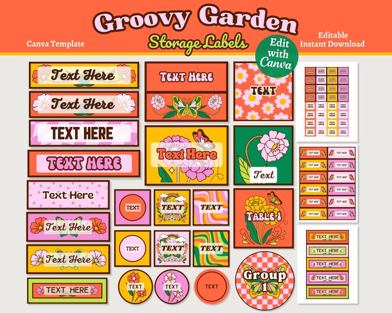 Classroom Storage Labels, Printable & Editable Labels, Classroom ...