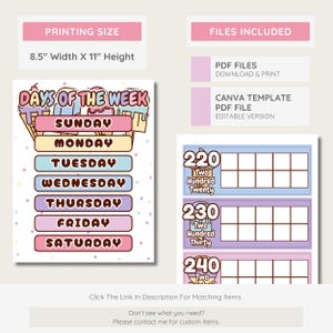 Classroom Calendar, Printable & Editable Classroom Calendar, Pastel ...