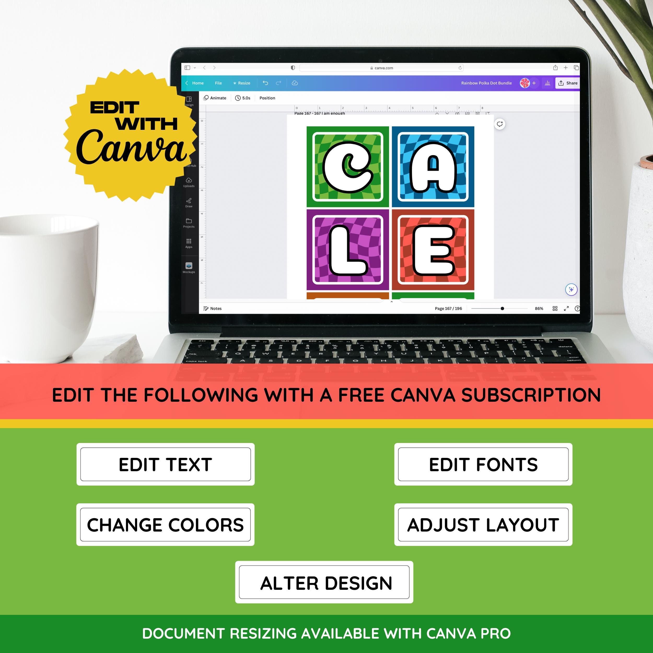 Dinosaur Classroom Calendar Kit: Editable Printable Theme (canva ...