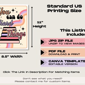 Retro Growth Mindset Posters, Printable Motivational Classroom Posters ...