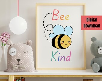 Bee Classroom Print - Etsy