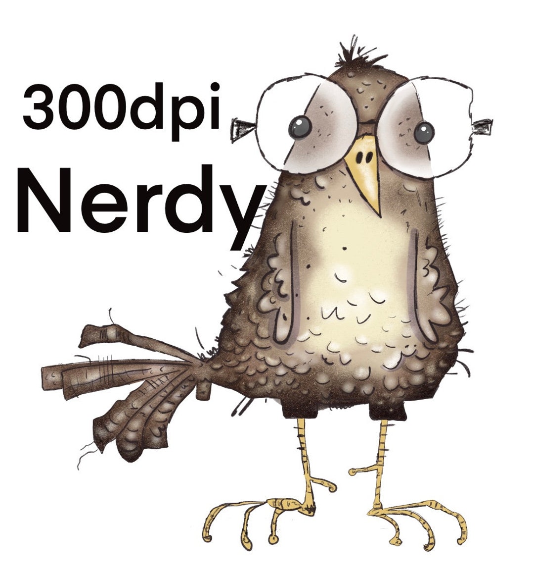 Nerdy Clip Art. Cute Birdy Story Aid, Instant Download, Printable ...