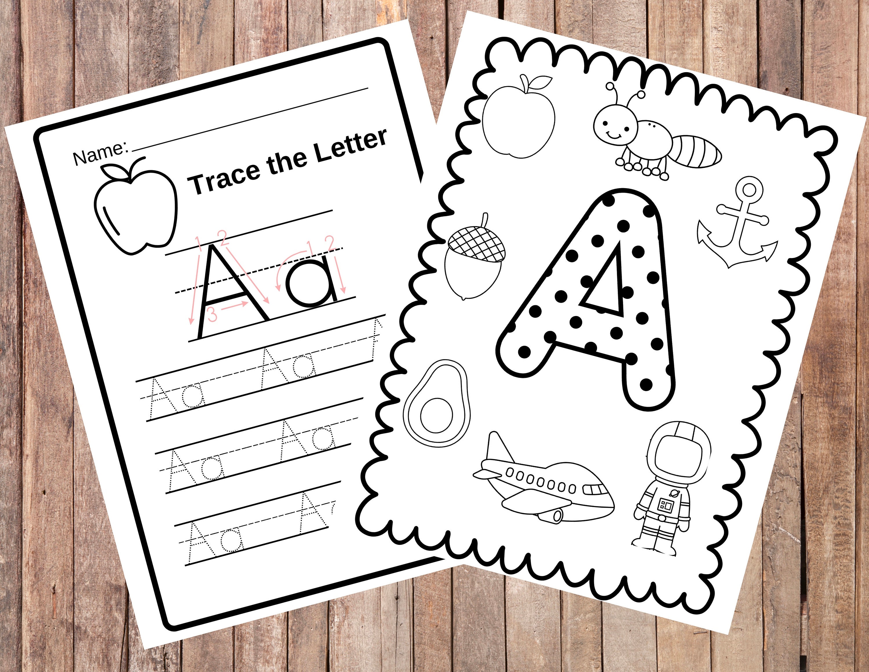Alphabet Worksheets, Alphabet Tracing, Printable Tracing Worksheet ...