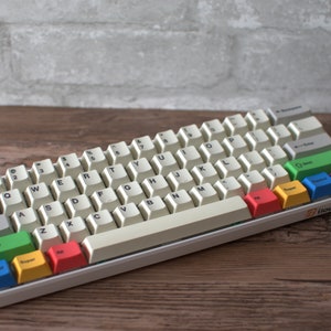 CUSTOM! Made-to-order! Modded 60% Retro Keyboard - RGB Backlit - USB-C ...