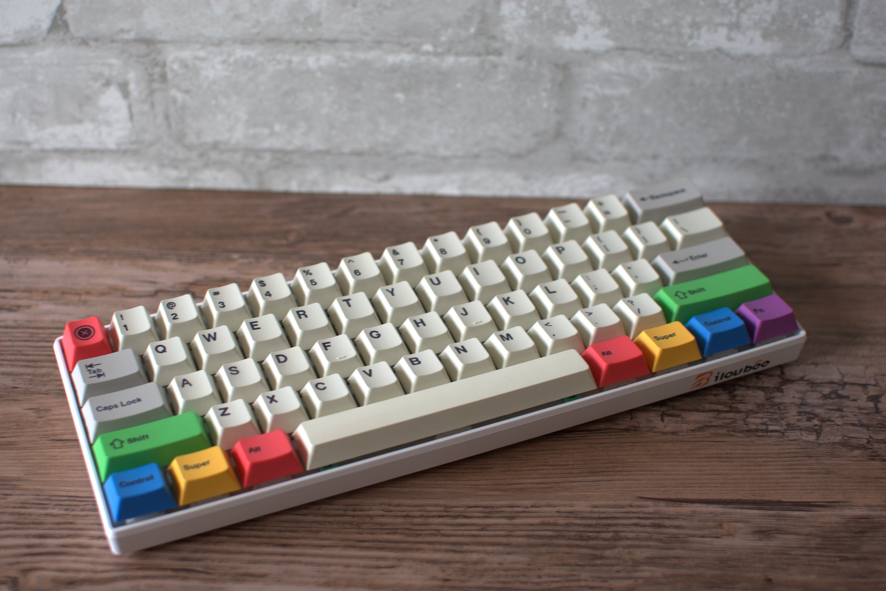 CUSTOM! Made-to-order! Modded 60% Retro Keyboard - RGB Backlit - USB-C ...