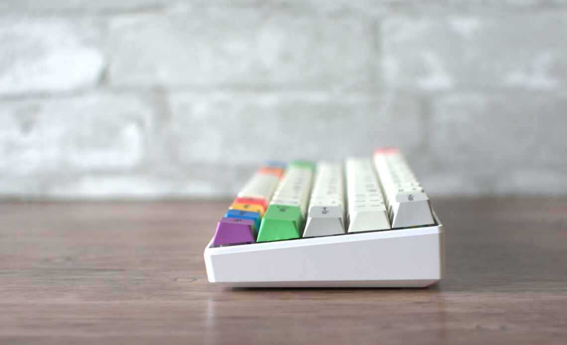 CUSTOM! Made-to-order! Modded 60% Retro Keyboard - RGB Backlit - USB-C ...