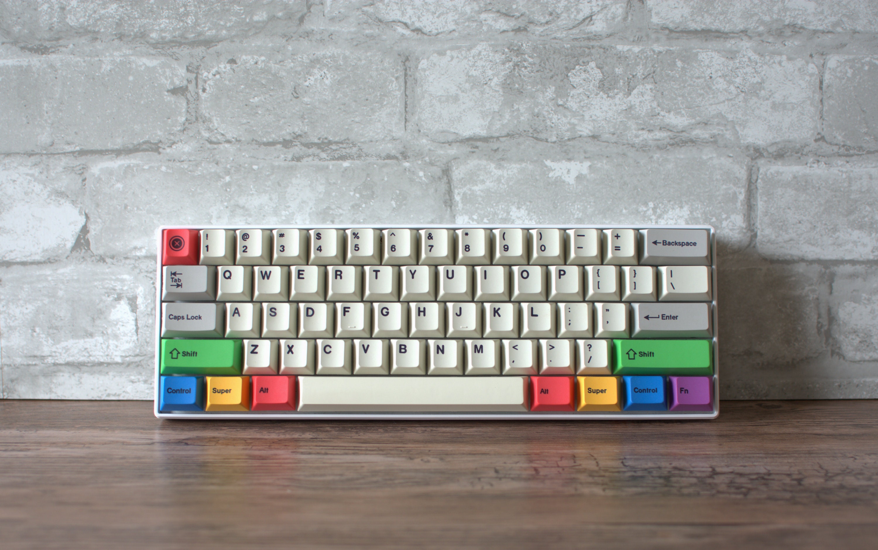 CUSTOM! Made-to-order! Modded 60% Retro Keyboard - RGB Backlit - USB-C ...