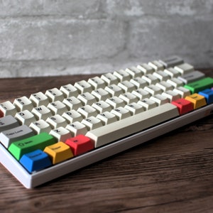 CUSTOM! Made-to-order! Modded 60% Retro Keyboard - RGB Backlit - USB-C ...