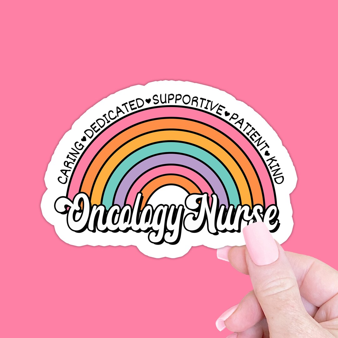 Oncology Nurse Sticker Gift, Oncology Nurse Laptop Sticker, Oncology ...