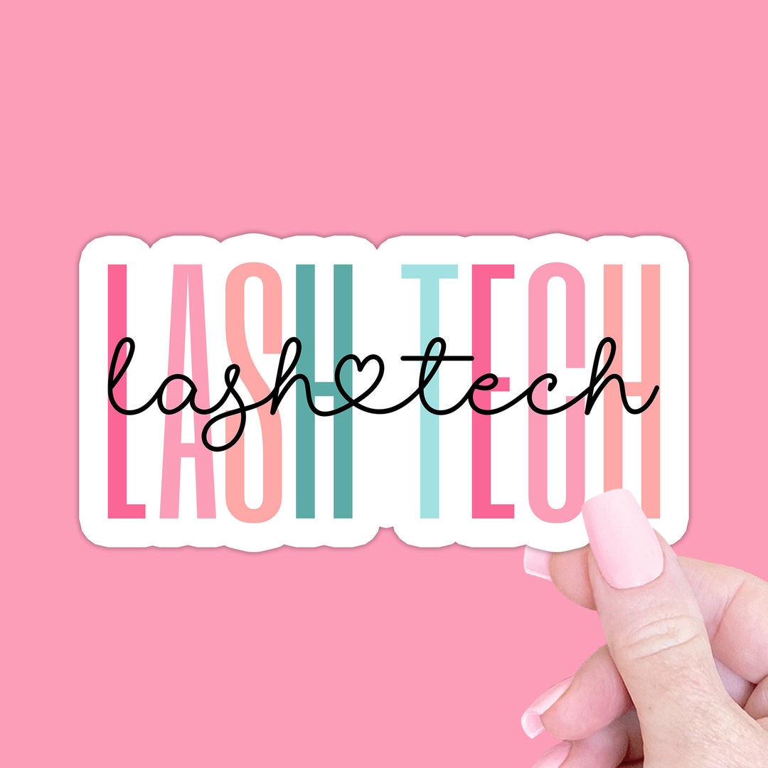 Lash Tech Sticker Gift, Eyelash Technician Sticker Gift, Lash Artist ...