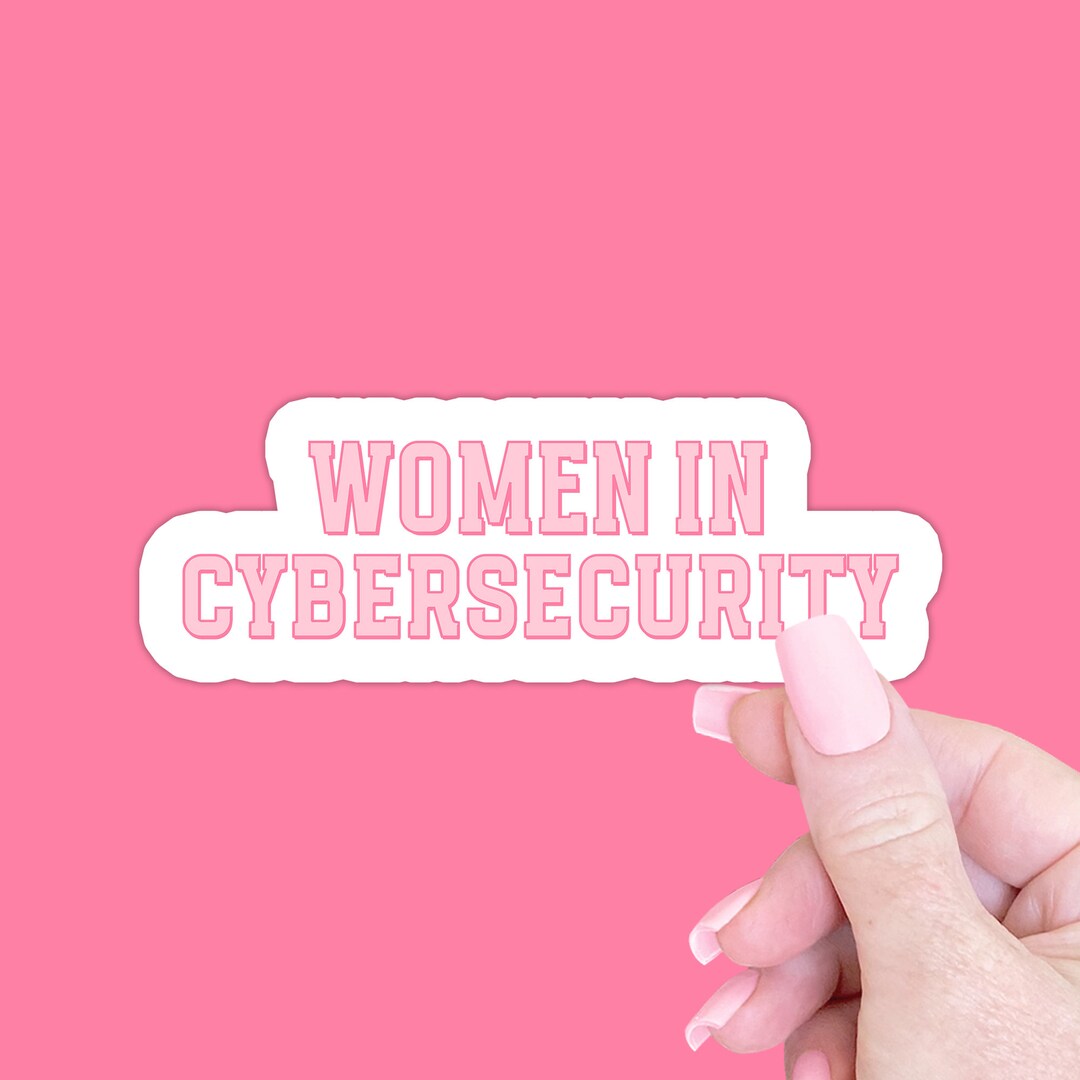 Women in Cybersecurity Sticker Gift, Women in Cybersecurity Laptop ...