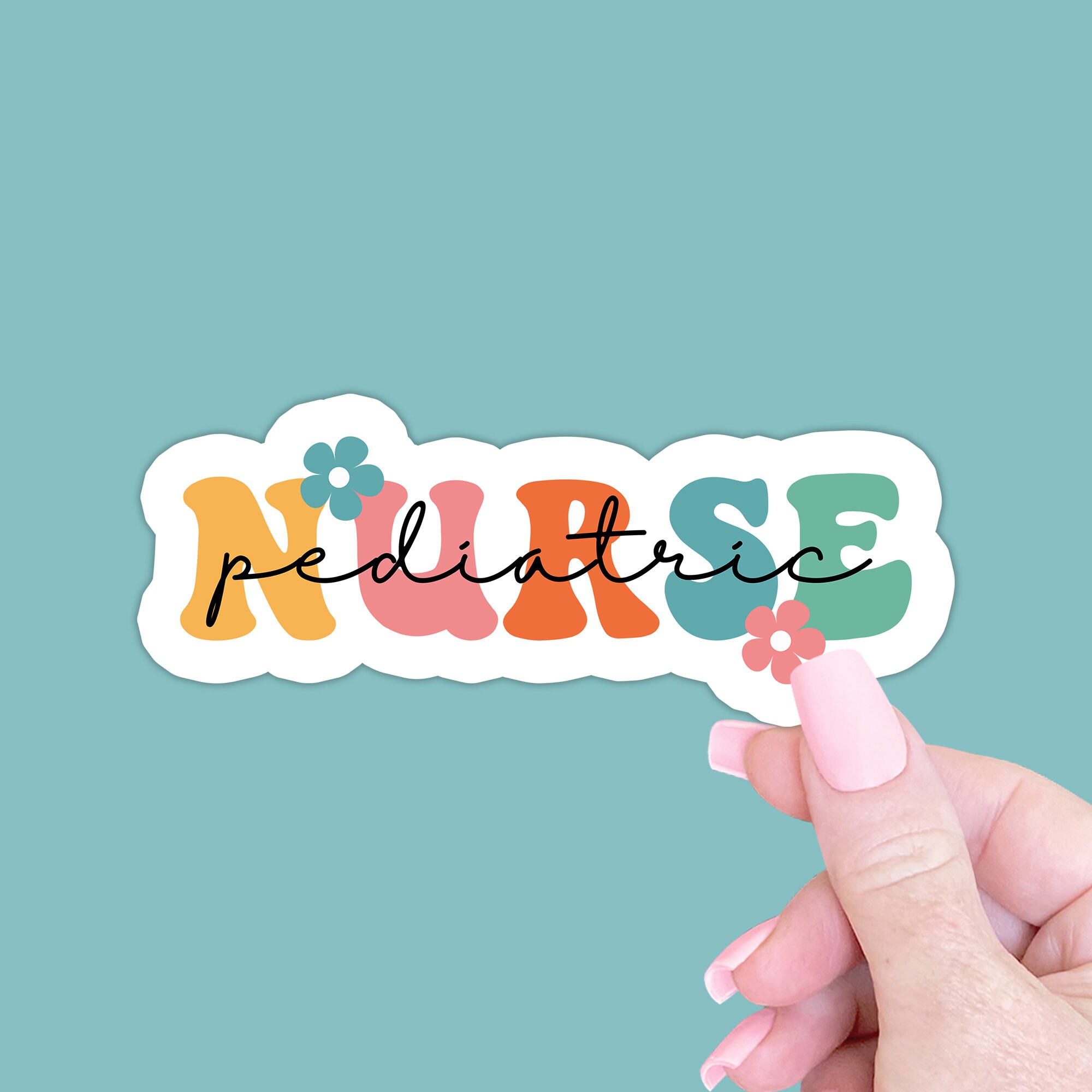 Pediatric Nurse Sticker Gift, PEDS Crew Gift for Pediatric Nurse ...