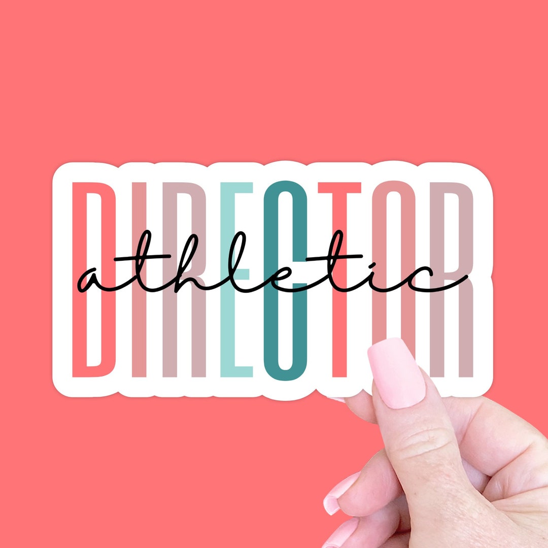 Athletic Director Sticker Gift, AD Athletics Program Director Laptop ...