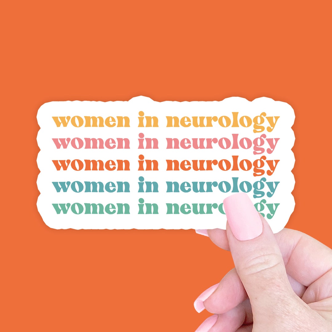 Women in Neurology Sticker Gift, Neurologist Laptop Sticker Gift, Neuro ...