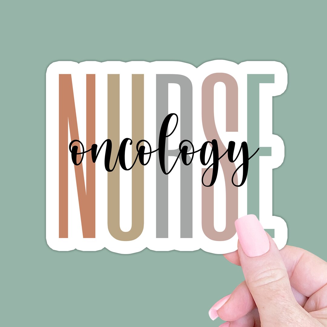 Oncology Nurse Sticker Gift, Oncology Nurse Laptop Sticker, Oncology ...