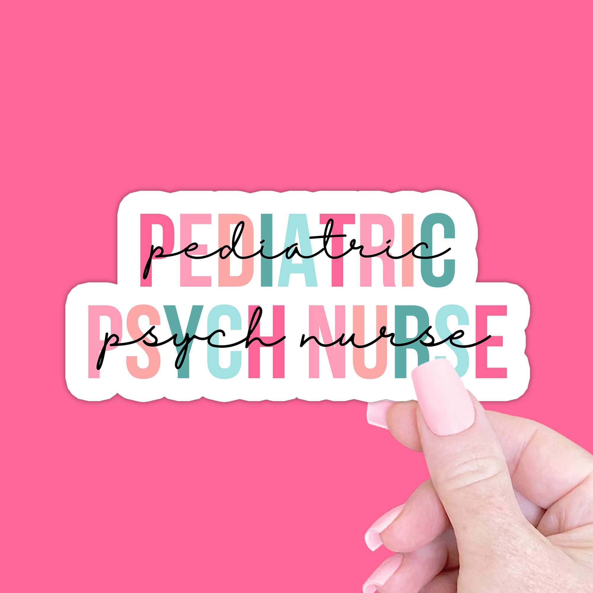 Pediatric Psych Nurse Sticker Gift Peds Psych Nurse Laptop - Etsy