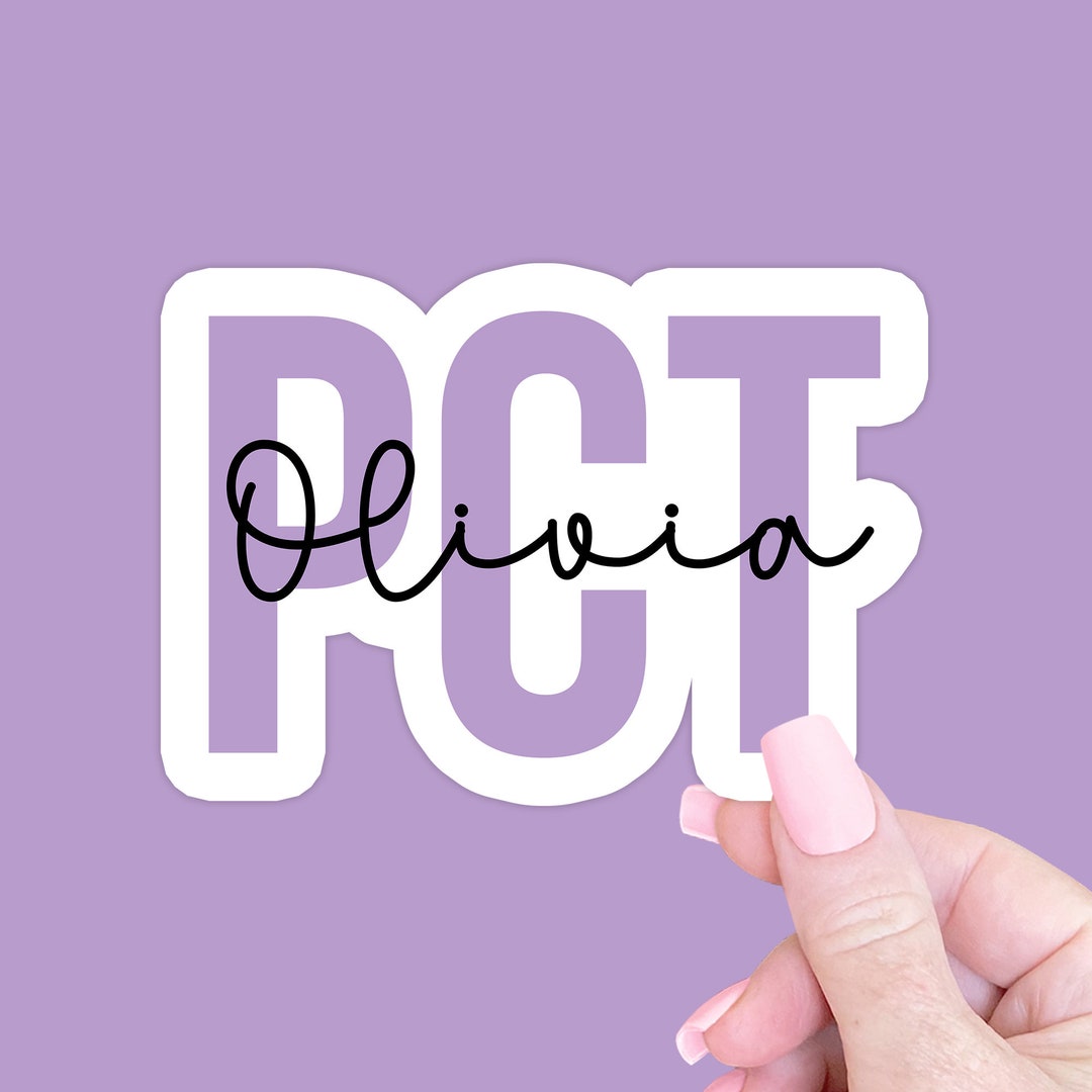 PERSONALIZED PCT Sticker Gift, Custom Patient Care Technician Laptop ...