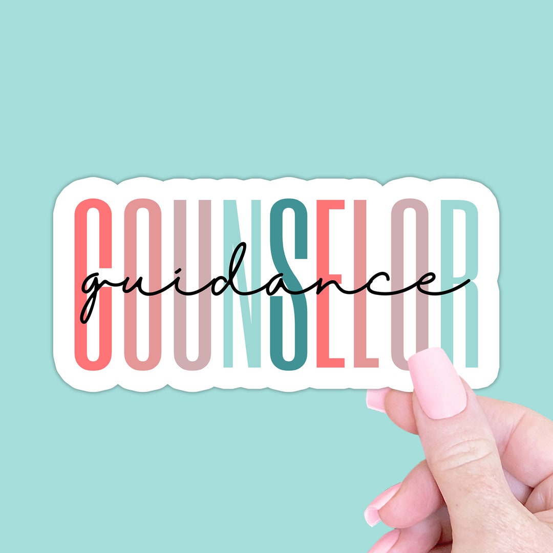 Guidance Counselor Sticker, Gift for Guidance School Counselor ...