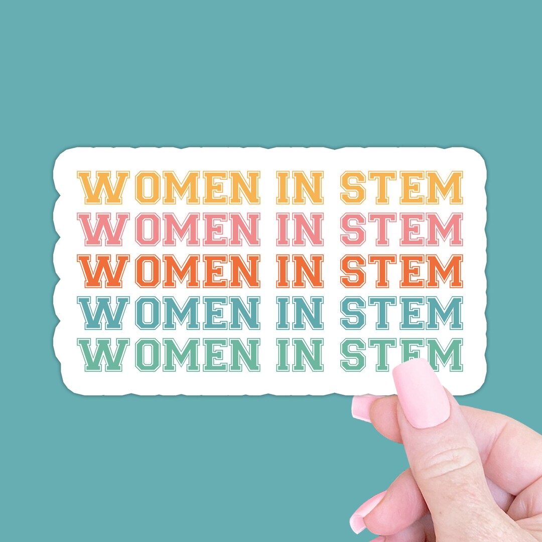 Women in STEM Sticker, Women in Science Sticker, Stem Laptop Sticker ...