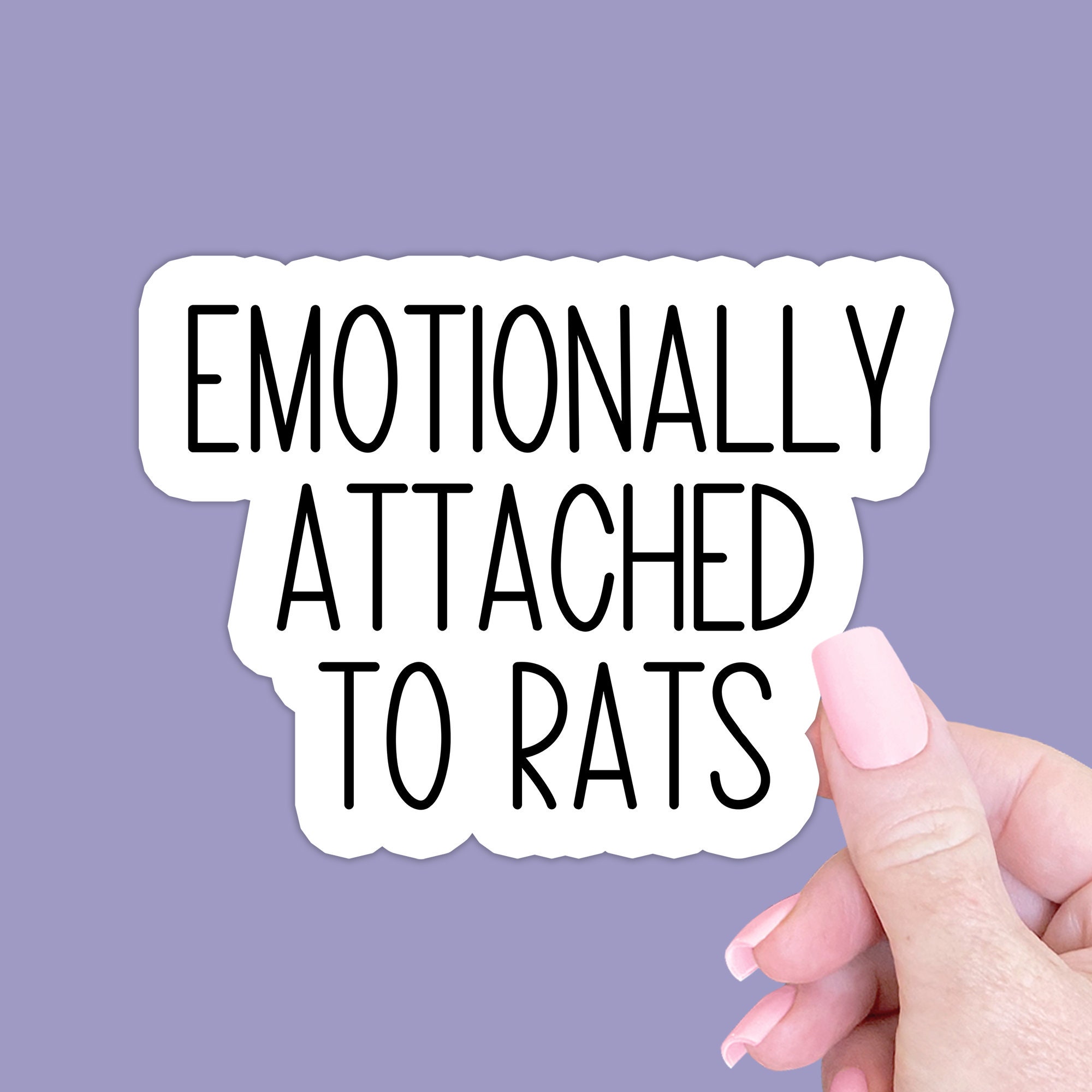 Rat Owner Sticker Gift, Rat Mom Laptop Sticker Gift, Funny Rat Owner ...