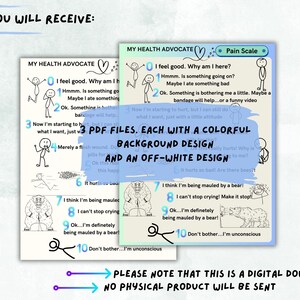 Realistic Pain Scale - Etsy