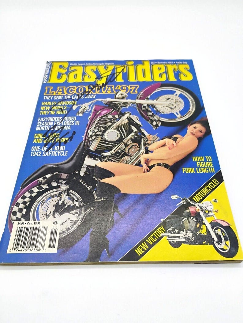 Dusty Hill ZZ Top Autograph Easyriders 11/1997 - Etsy