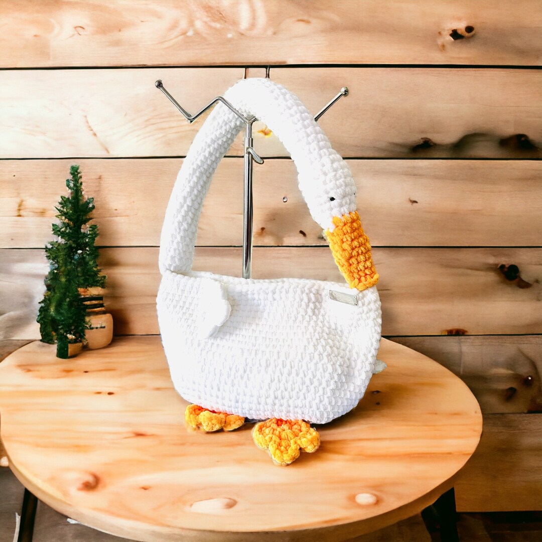 Lovely Large GOOSE TOTE BAG, Durable and Soft, Shoulder Bag for Book ...