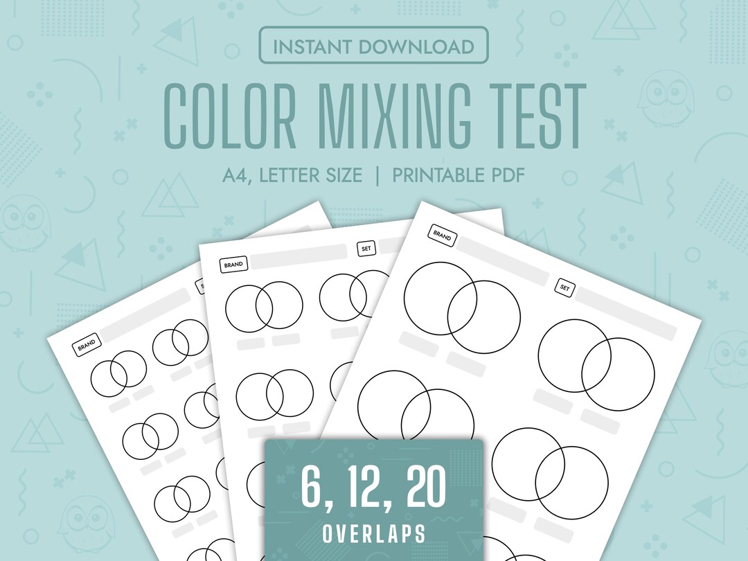 Color Mixing Chart Color Combinations Chart Printable Color Mix Chart ...