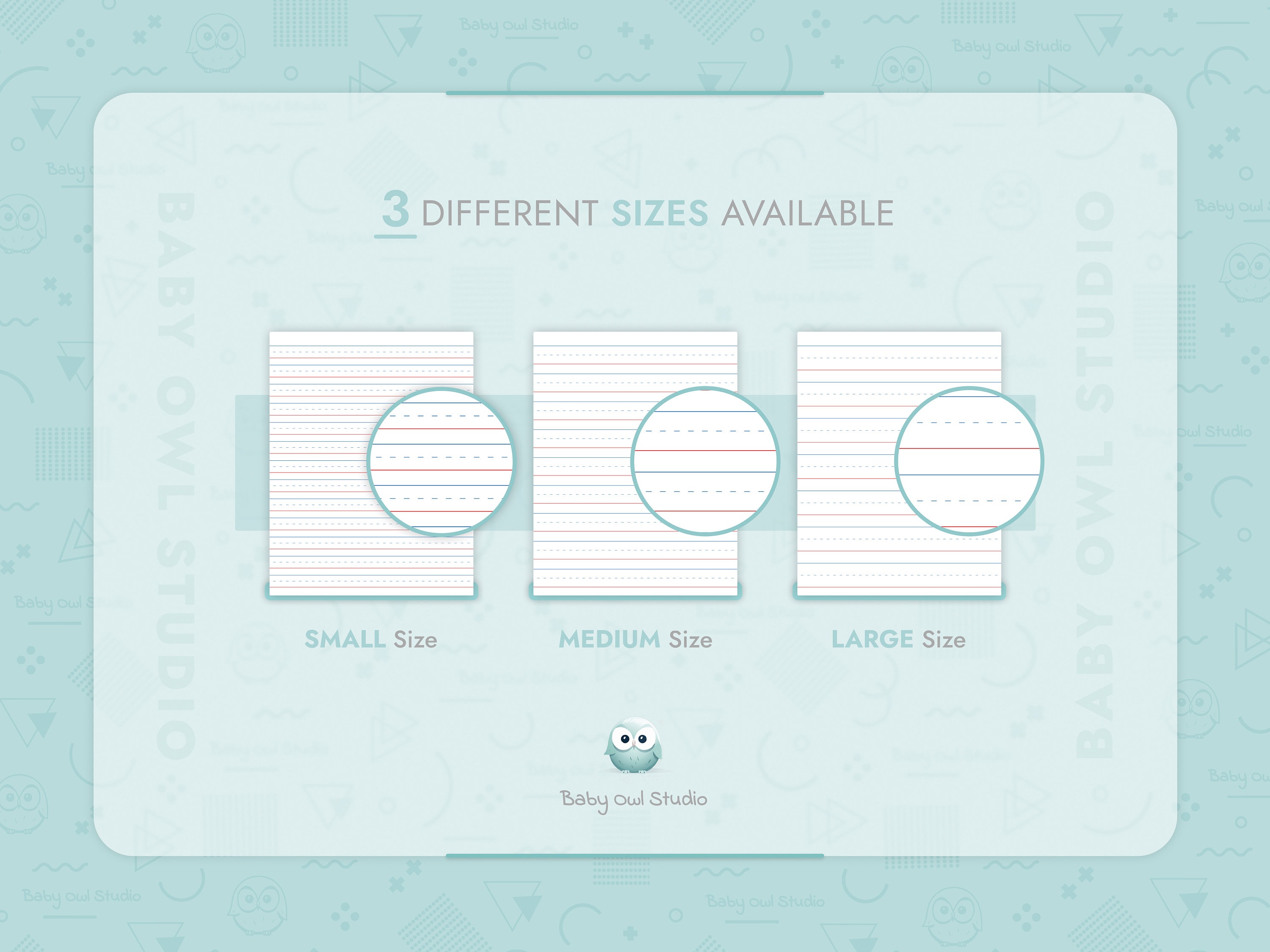 Handwriting Paper Bundle Printable Lined Paper Writing Practice ...