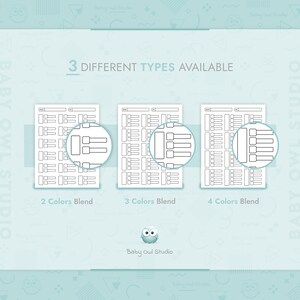 Color Blends Chart Color Combinations Chart Printable Color Blend ...