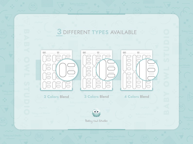 Color Blends Chart Color Combinations Chart Printable Color Blend ...