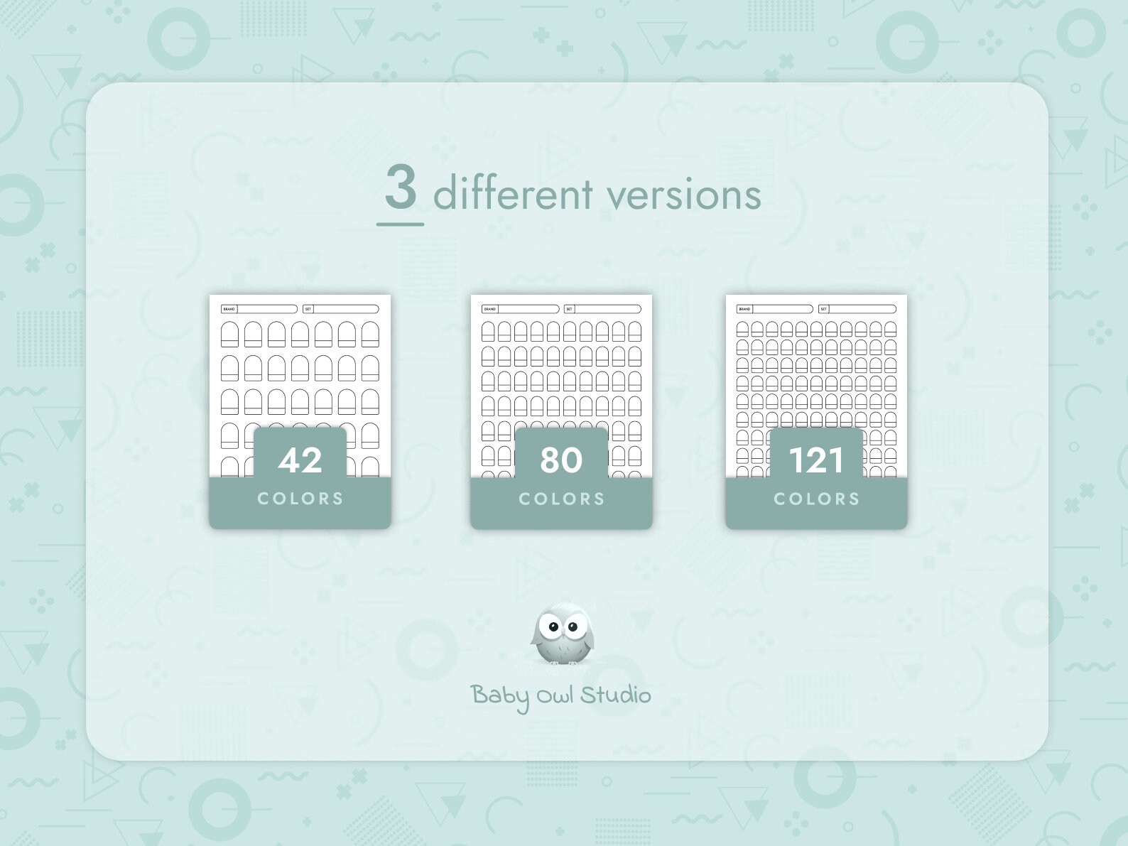 Color Swatch Chart Blank Color Chart Printable Color Swatch - Etsy