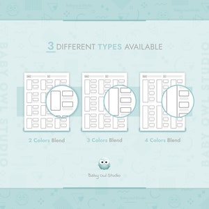 Color Blends Chart Color Combinations Chart Printable Color Blend ...