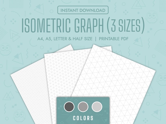 Isometric Dot Paper Designs