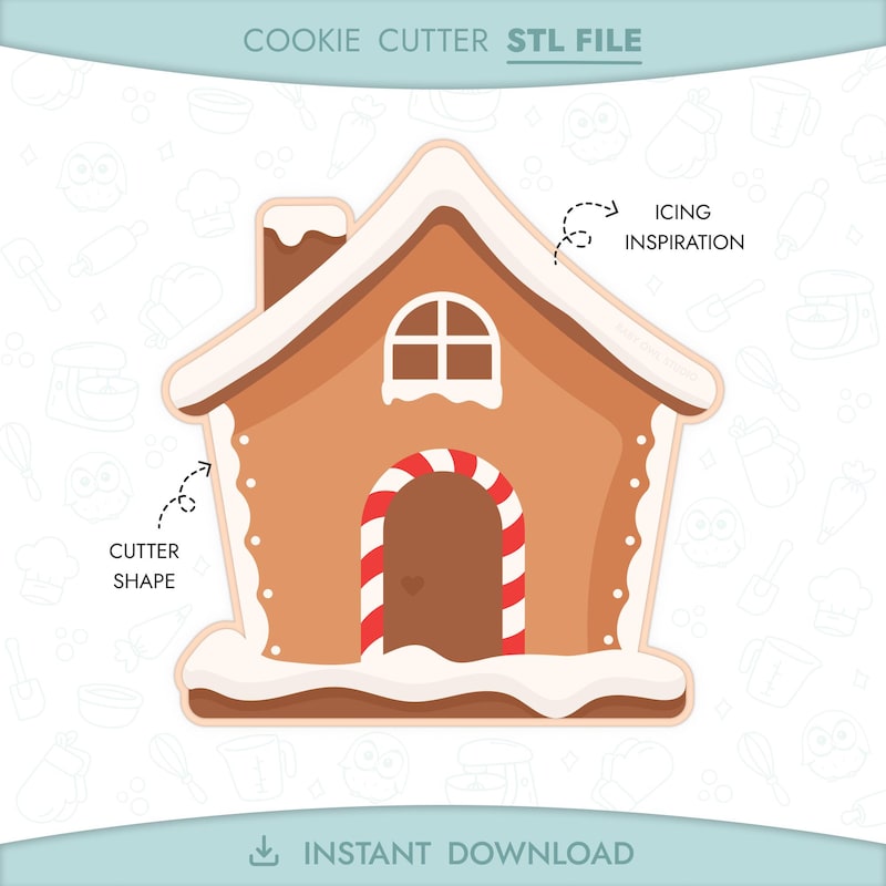 3d Gingerbread House - Etsy