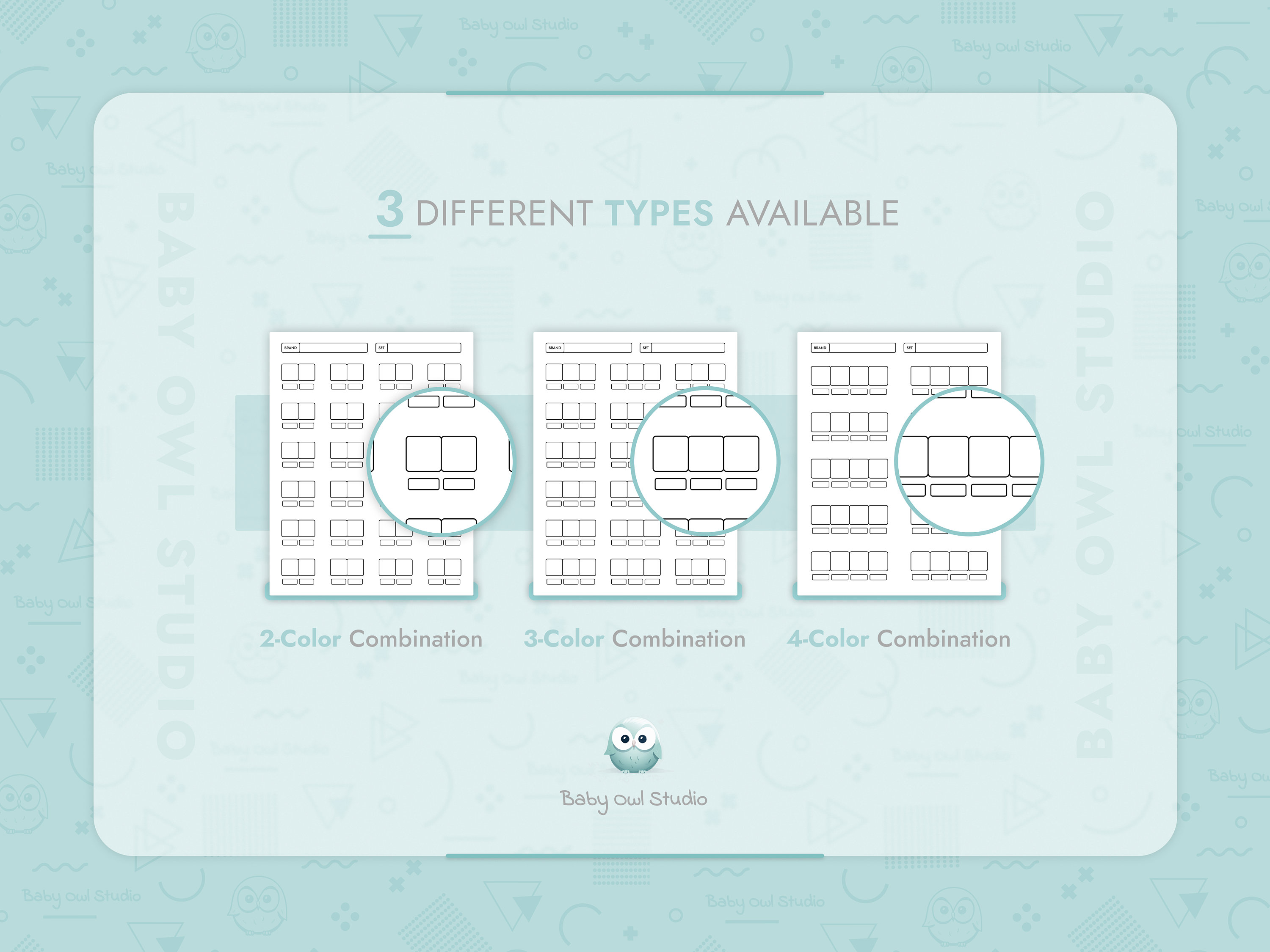 Color Palette Swatch Chart Blank Color Palette Swatch Sheet Color ...