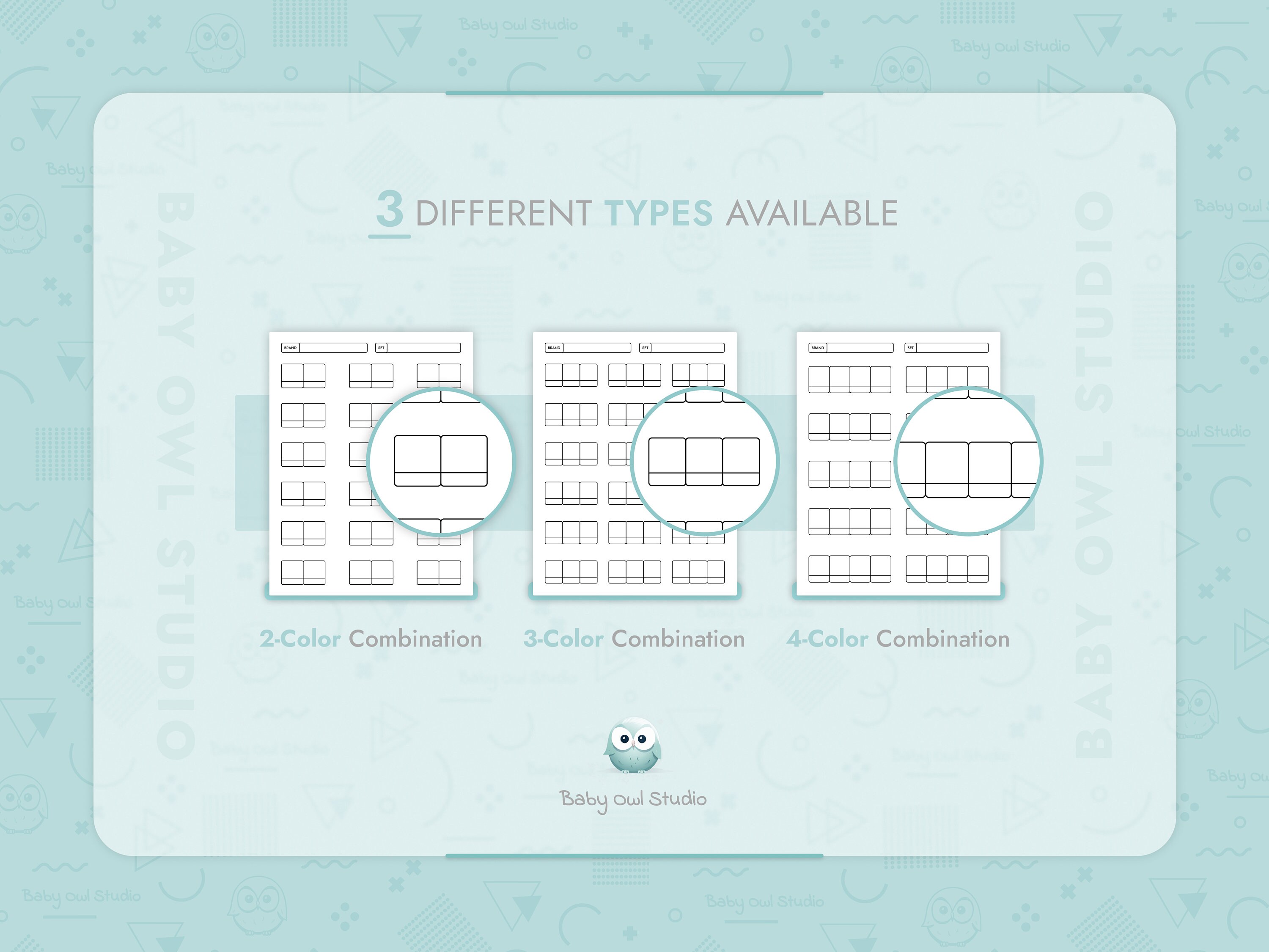 Color Palette Swatch Chart Blank Color Palette Swatch Sheet Color ...