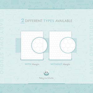 Hexagonal Grid Paper Bundle Printable Organic Chemistry Paper Templates ...