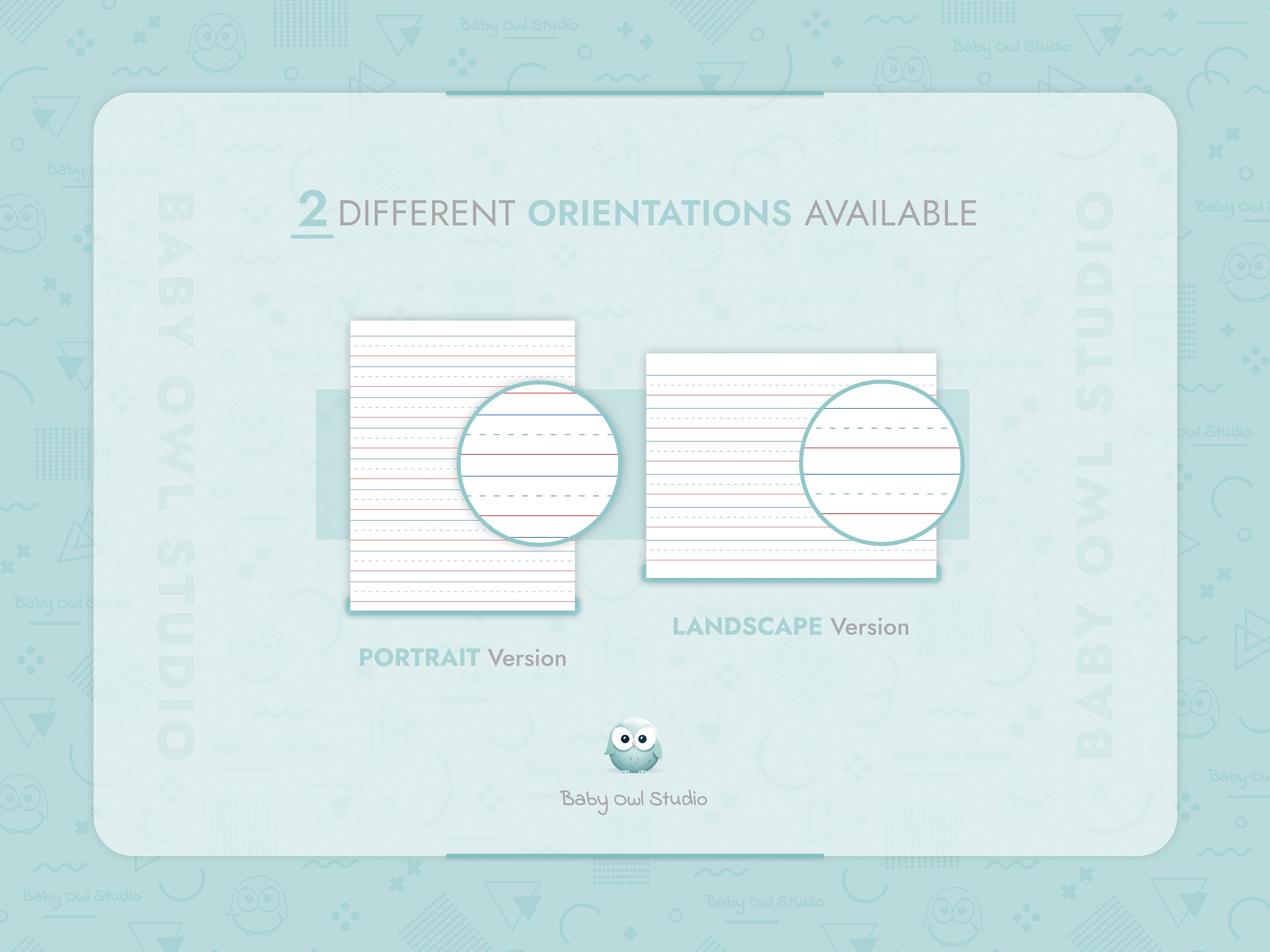 Handwriting Paper Bundle Printable Lined Paper Writing Practice ...