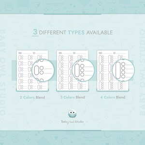 Color Blends Chart Color Combinations Chart Printable Color Blend ...