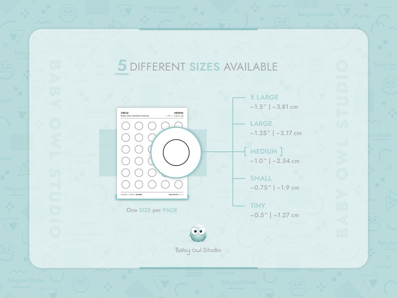 Circle Royal Icing Transfer Sheets Printable Circle Royal Icing ...