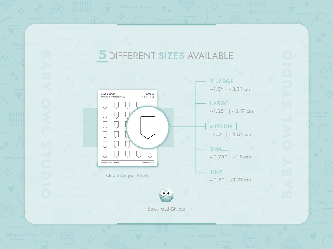 Flag Bunting Royal Icing Transfer Sheets Printable Flag Bunting Royal ...