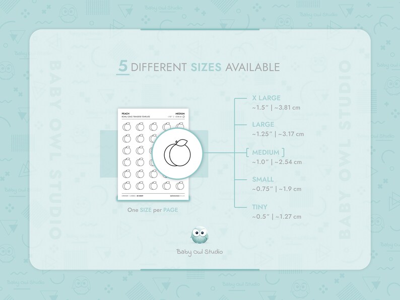 Peach Royal Icing Transfer Sheets Printable Apricot Royal Icing ...